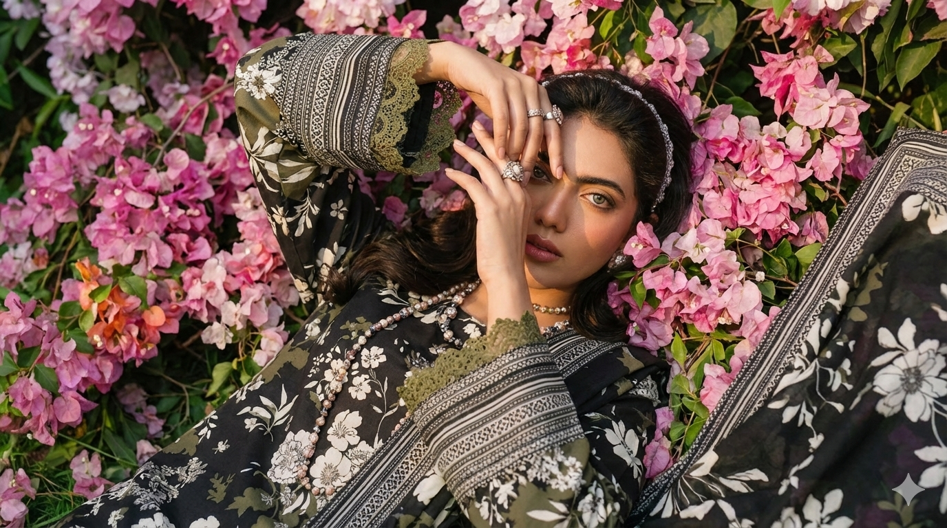 SASSI LAWN Print Shirt & Dupatta Vol-5000